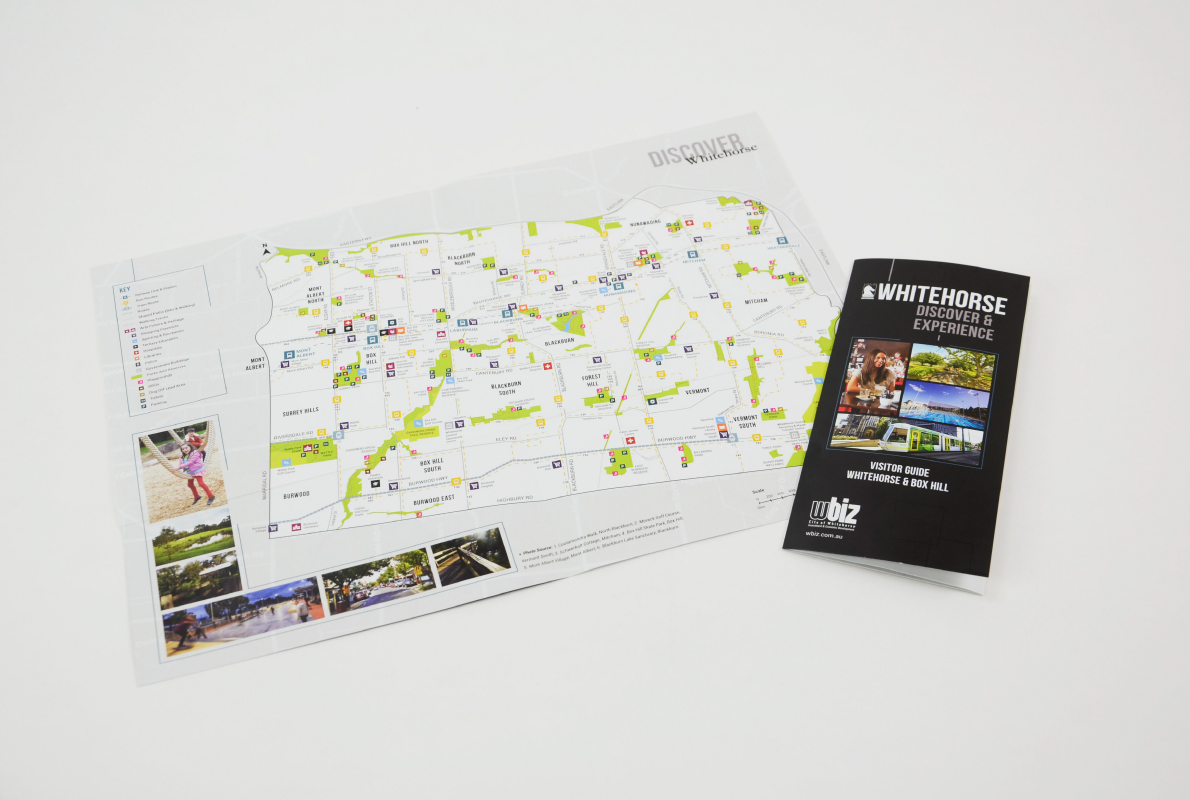 City of Whitehorse — Discover Whitehorse Map - Blick Creative