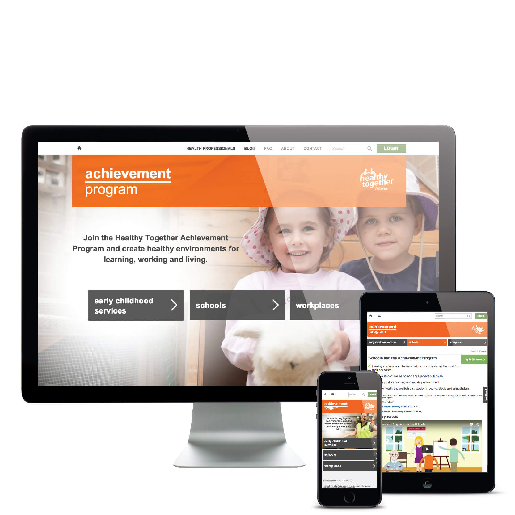 Achievement Program—Healthy Together Website - Blick Creative