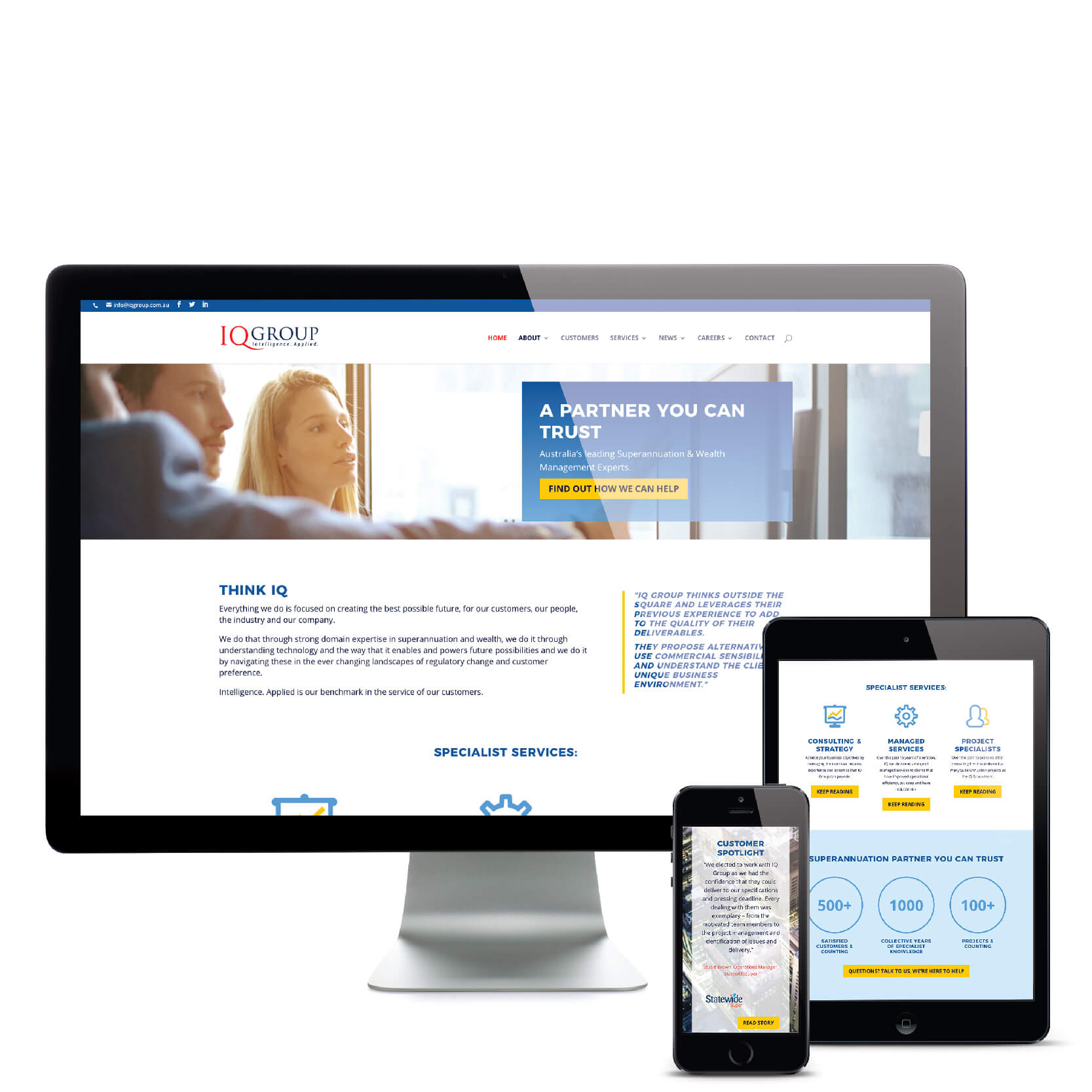 IQ Group—Website - Blick Creative