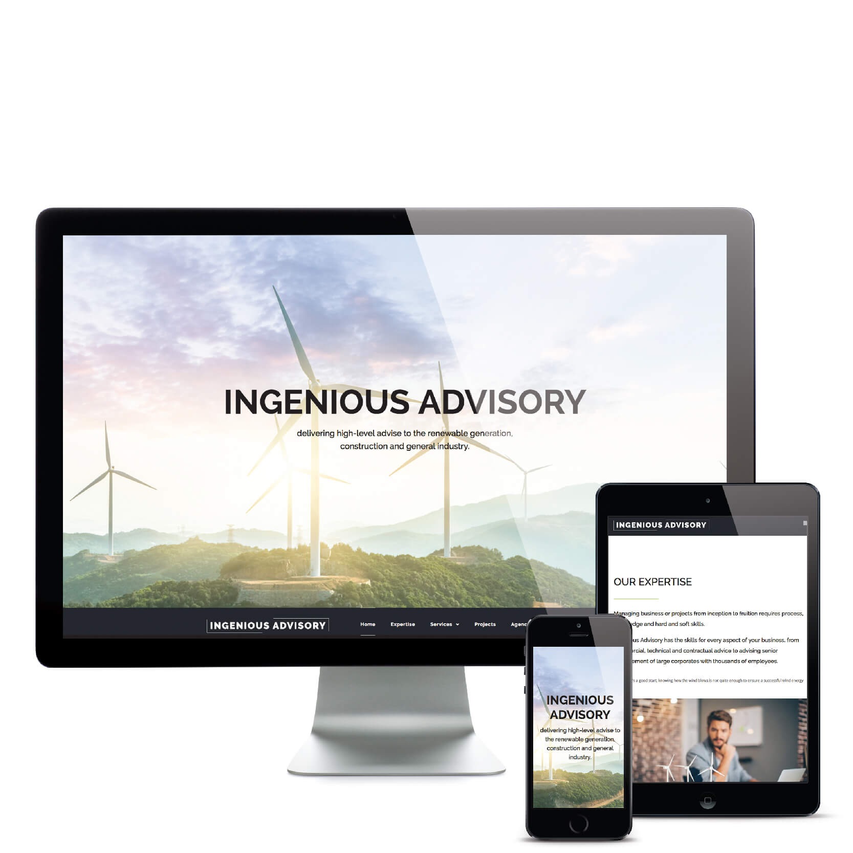 Ingenious Advisory—Website - Blick Creative