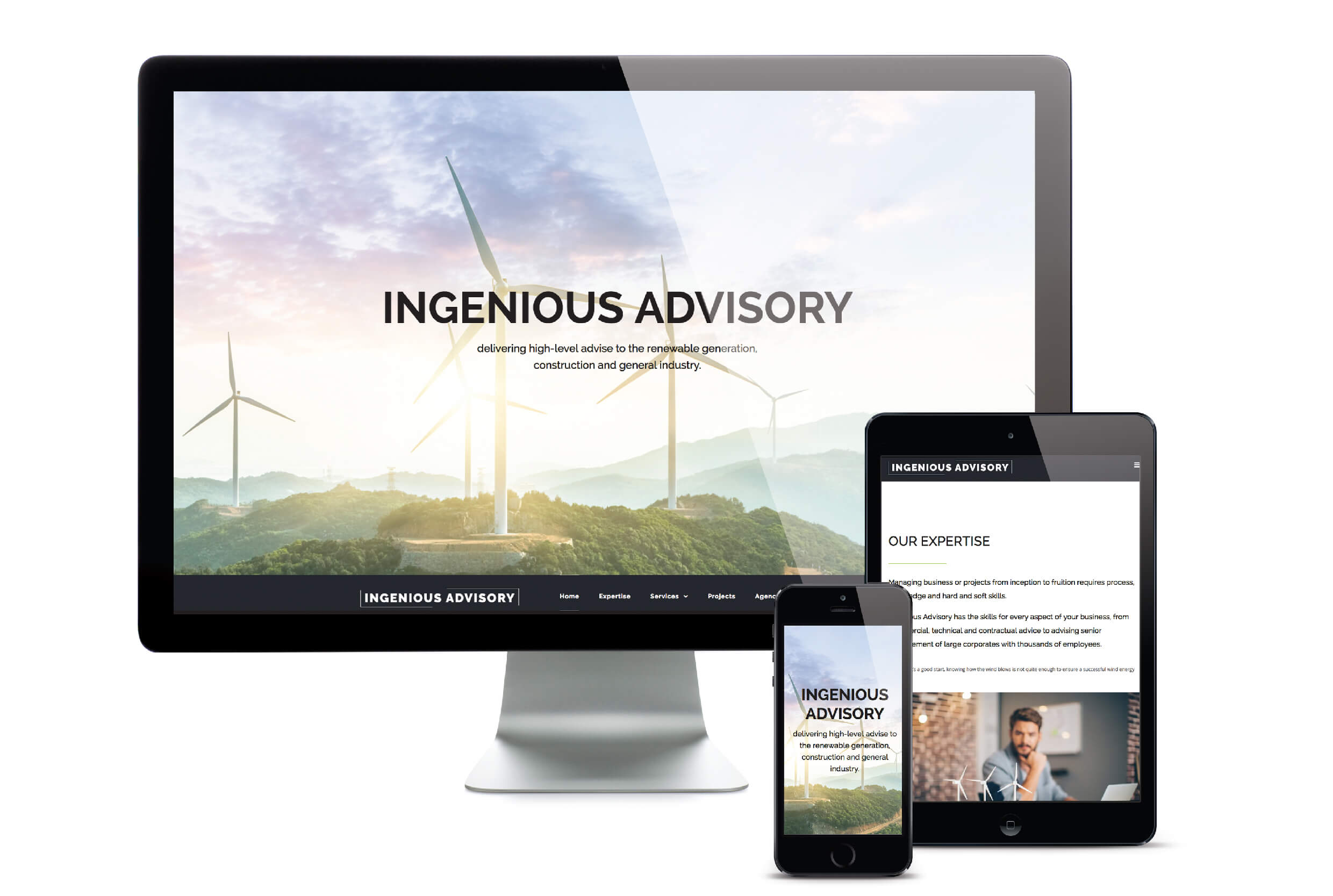 Ingenious Advisory—Website - Blick Creative