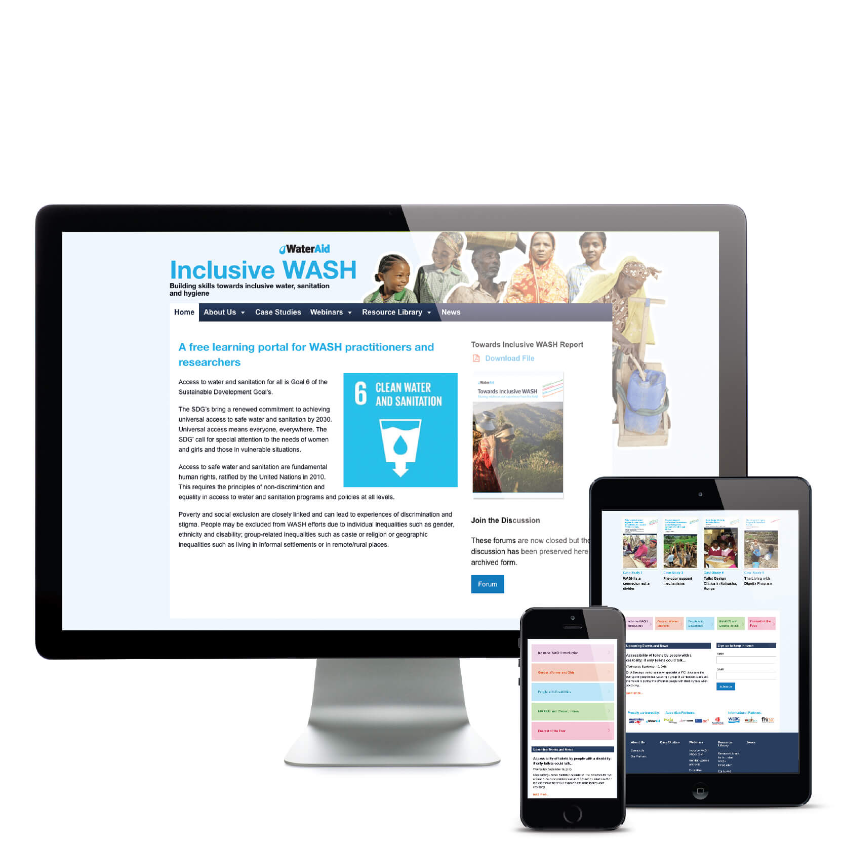 WaterAid—Inclusive WASH Website - Blick Creative