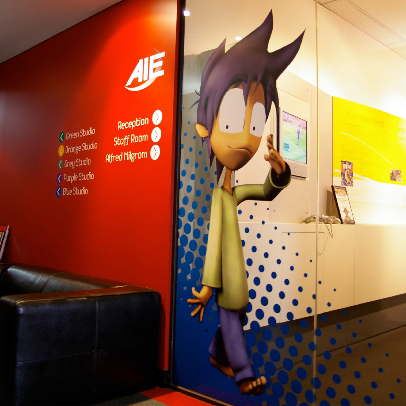 Academy of Interactive Entertainment — Signage - Blick Creative